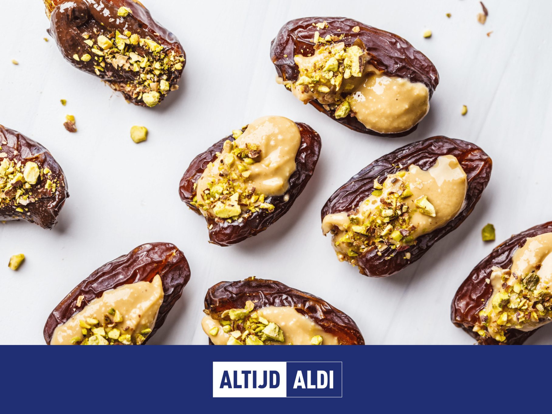 3 x Gevulde dadels: met pindakaas, roomkaas en spek | Altijd ALDI